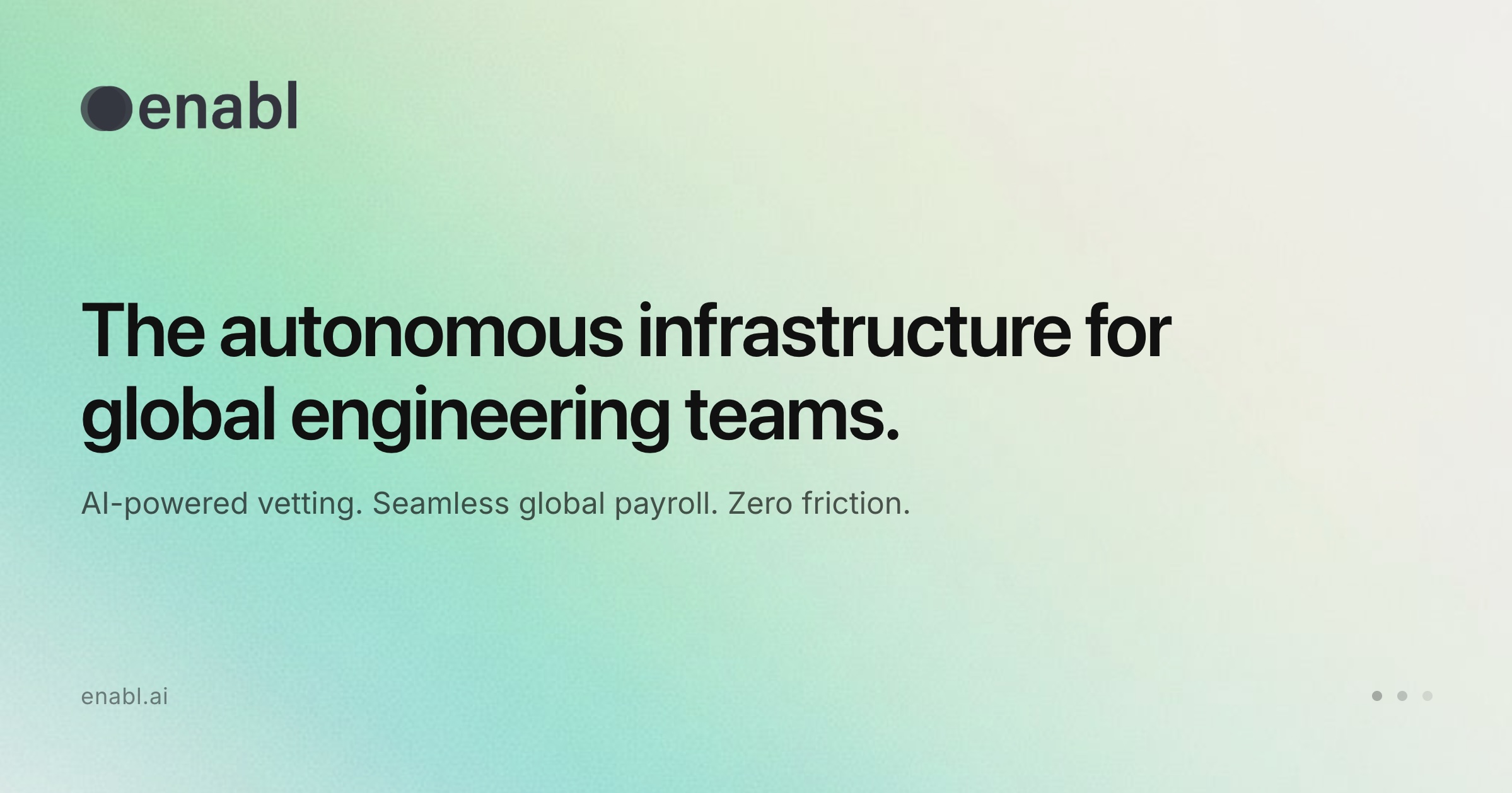 Enabl | AI-Powered Hiring & Global Payroll Infrastructure